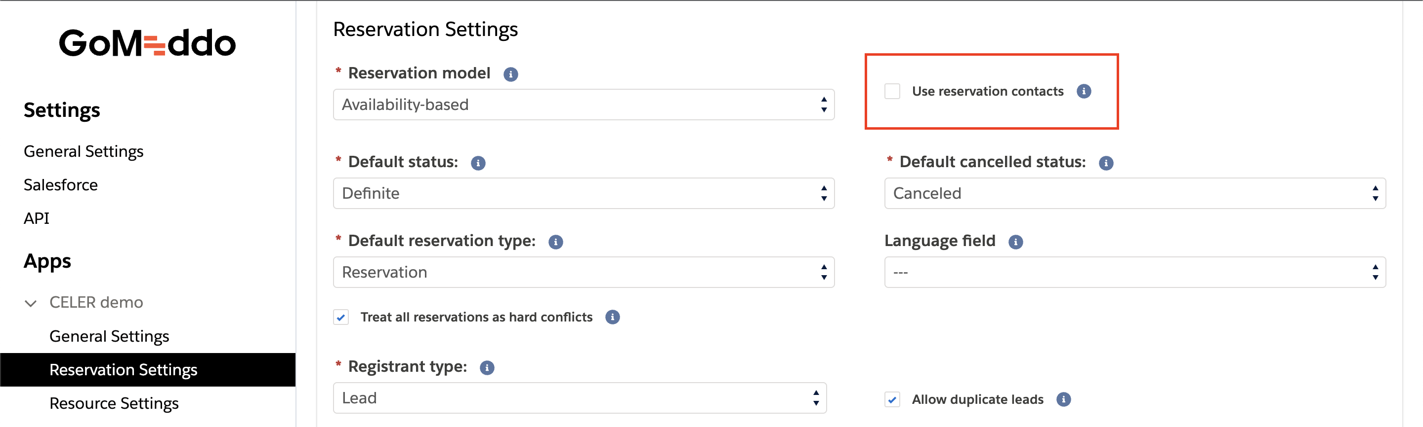 How to setup the Widget for a demo